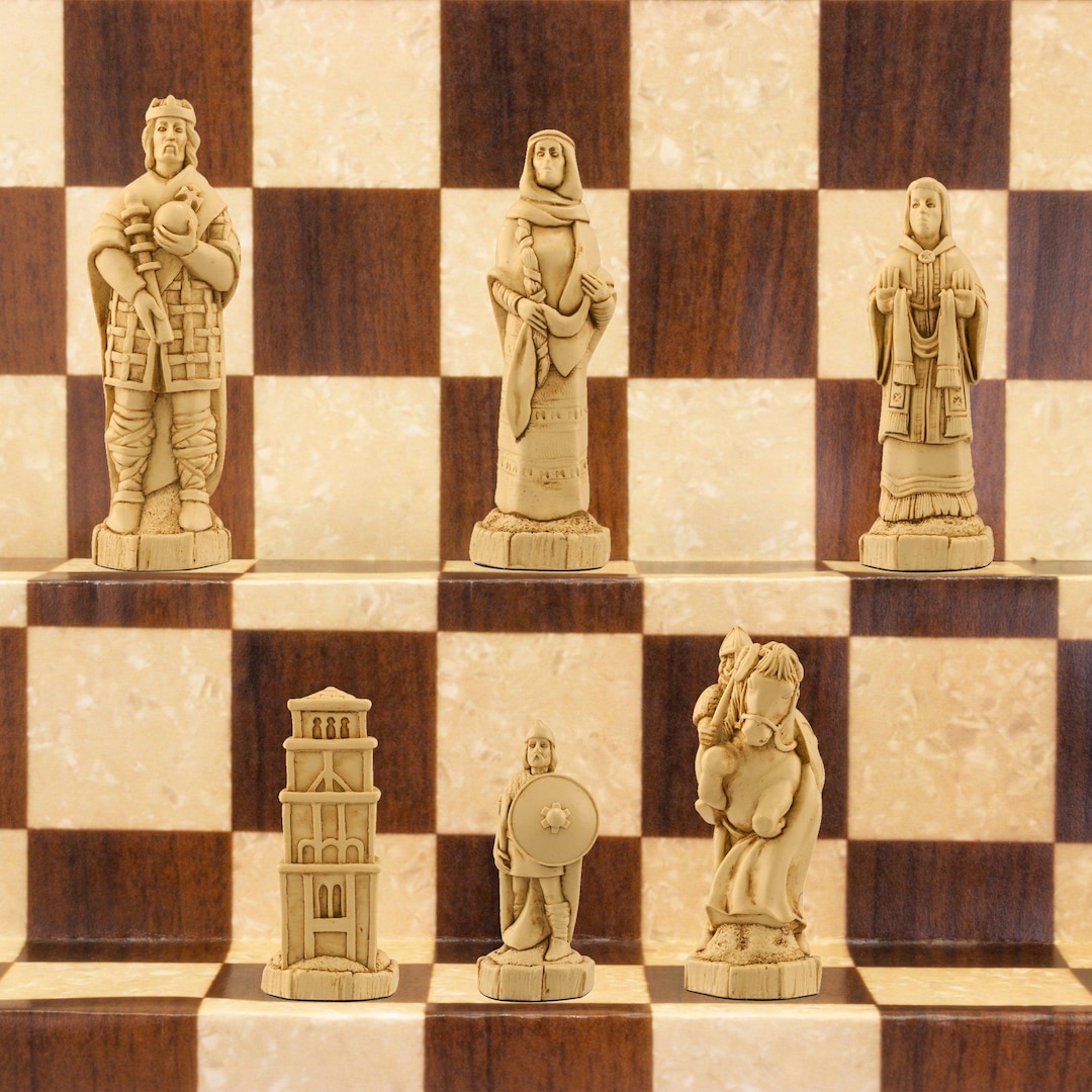 Battle of Hastings Chess Set: Handcrafted Jesmonite Pieces - Etsy