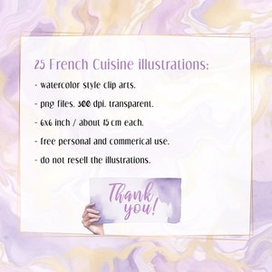 French Cuisine | PNG Clip Art Illustrations. Traditional Food From ...