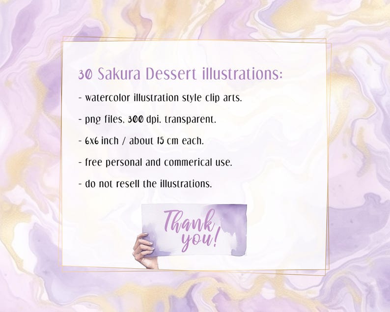 Sakura Dessert Illustrations. Fancy Seasonal Desserts, Delicate Pink ...