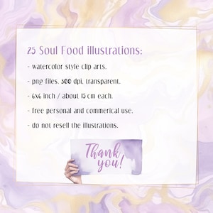 Soul Food Illustrations. Southern Cuisine Dishes, Drinks & Desserts ...
