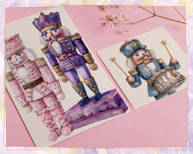 Nutcracker Doll | PNG Clip Art Illustrations. Decorative Christmas ...