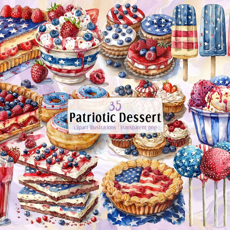 4th of July Clip Art - Etsy