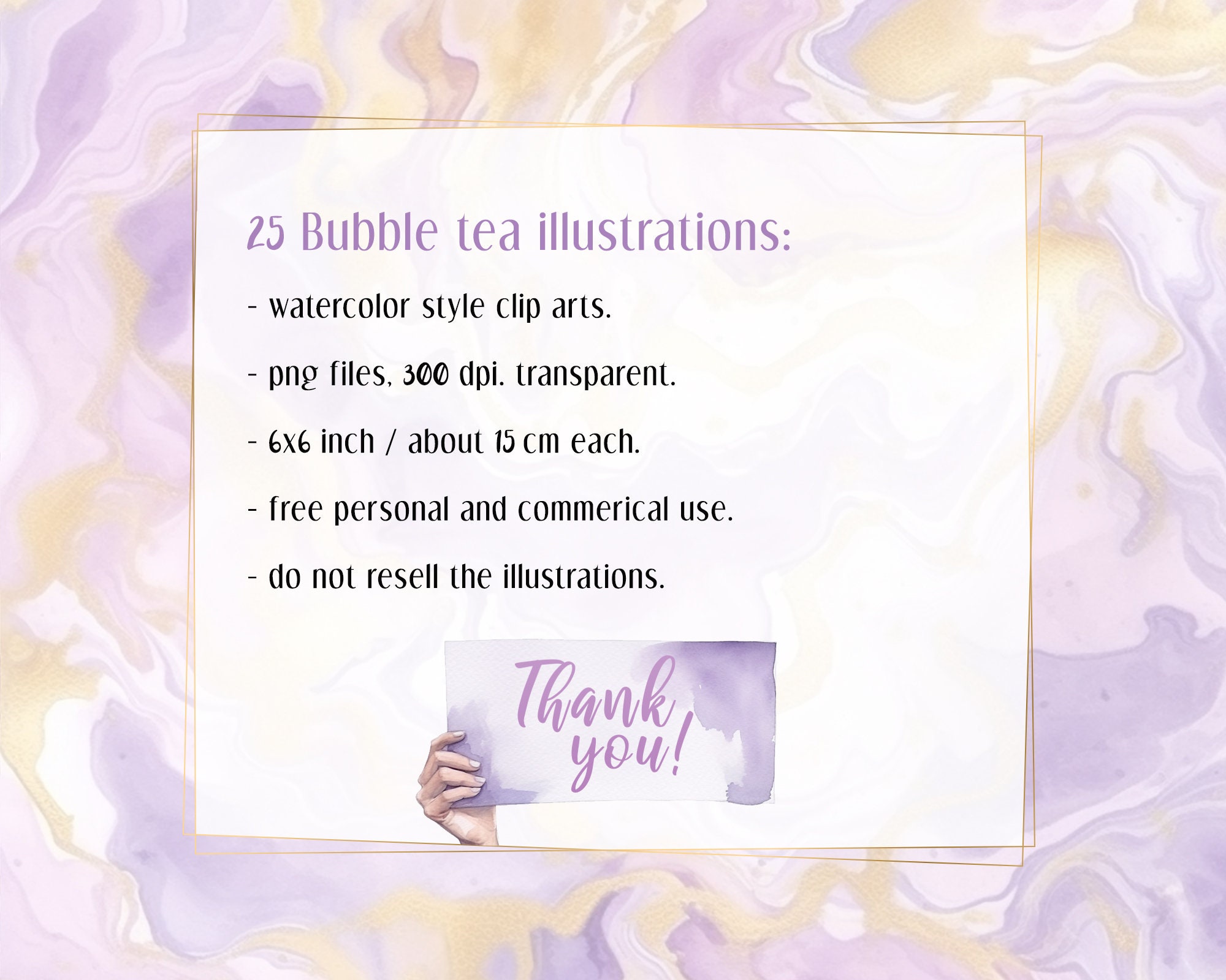 Bubble Tea. Watercolor Style Illustrations. Colorful Boba Drink, Multi ...