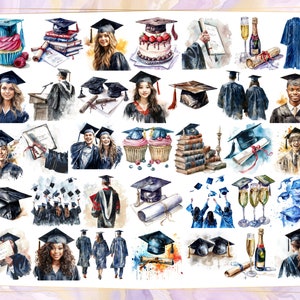 Graduation Day Illustrations. End of School Year Celebration Party ...