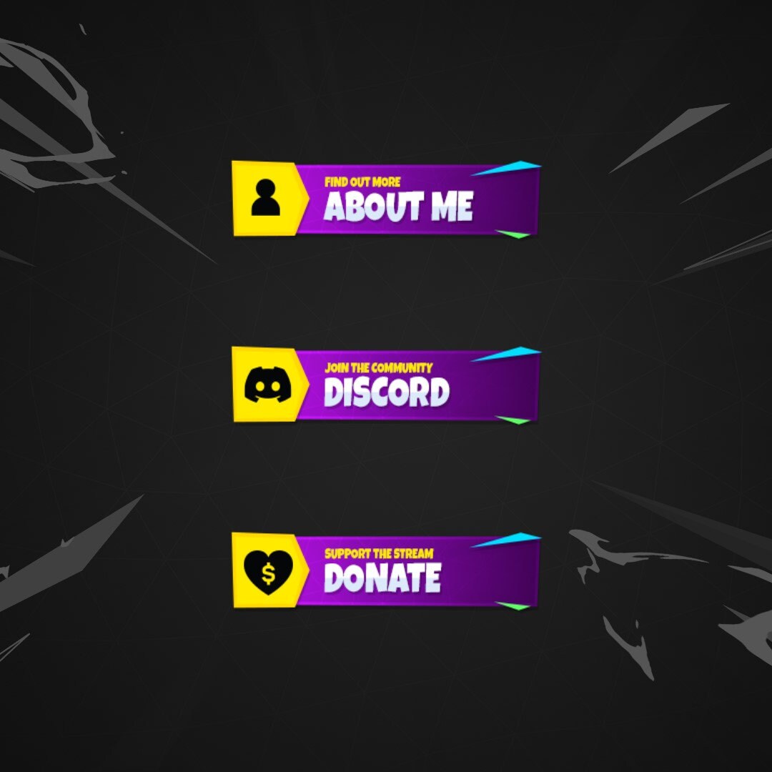 Royale Animated Stream/twitch Overlays Pack | Battle Royale Streamer ...