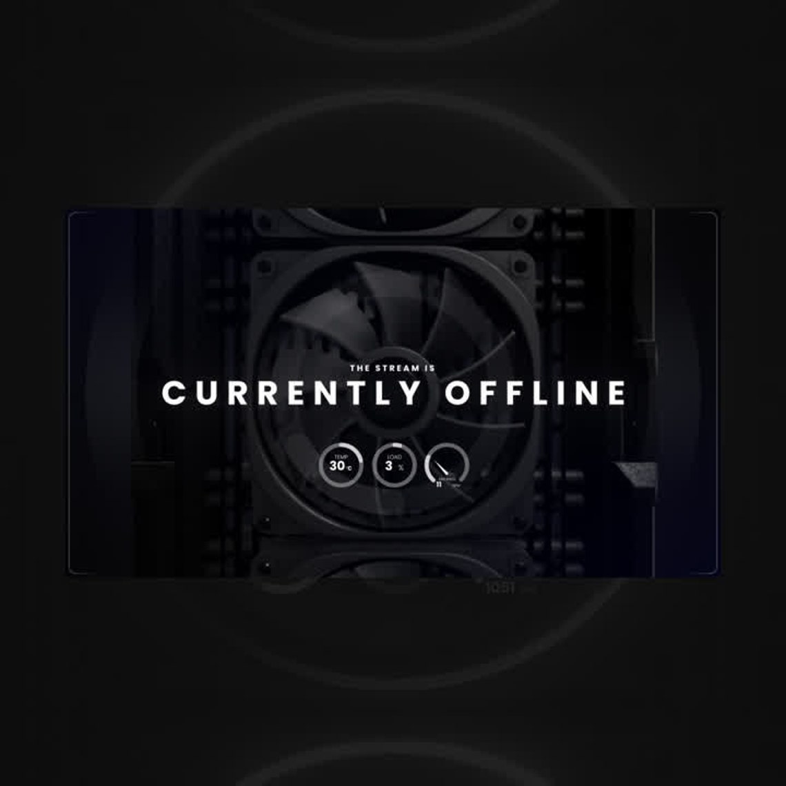 RGB Animated Stream/twitch Overlays Pack | Technology/rgb Streamer Pack ...