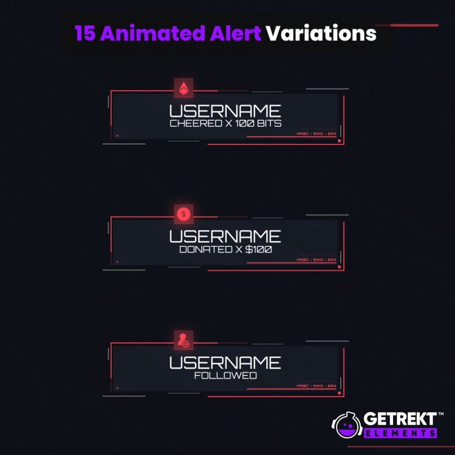 Valor Animated Stream/twitch Overlays Pack | Valorant Streamer Package ...