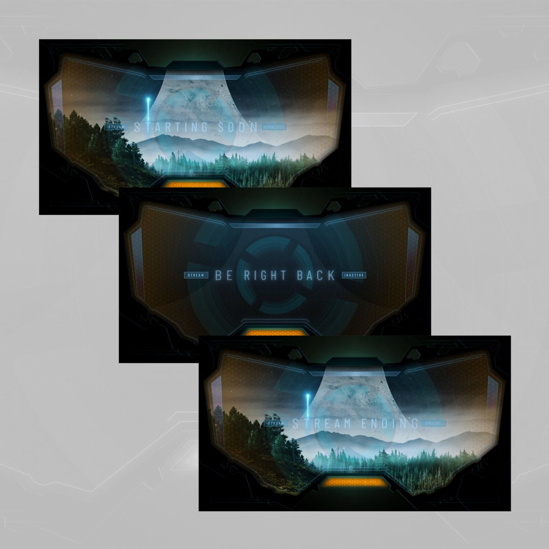 Warthog Ultimate Stream/twitch Overlays Bundle | Futuristic/military ...