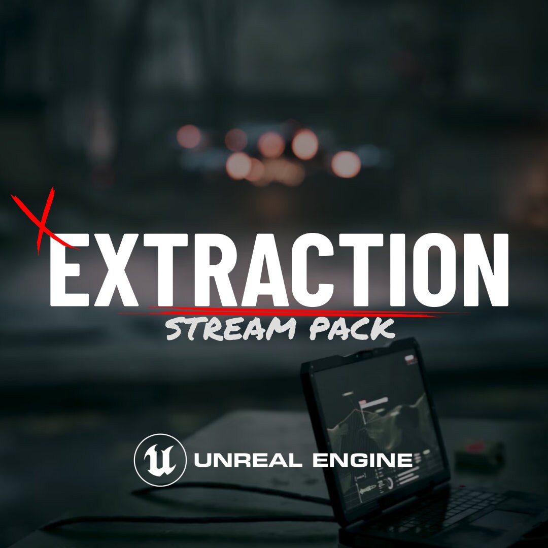 Extraction Unreal Engine Animated Stream/twitch Overlay Pack ...