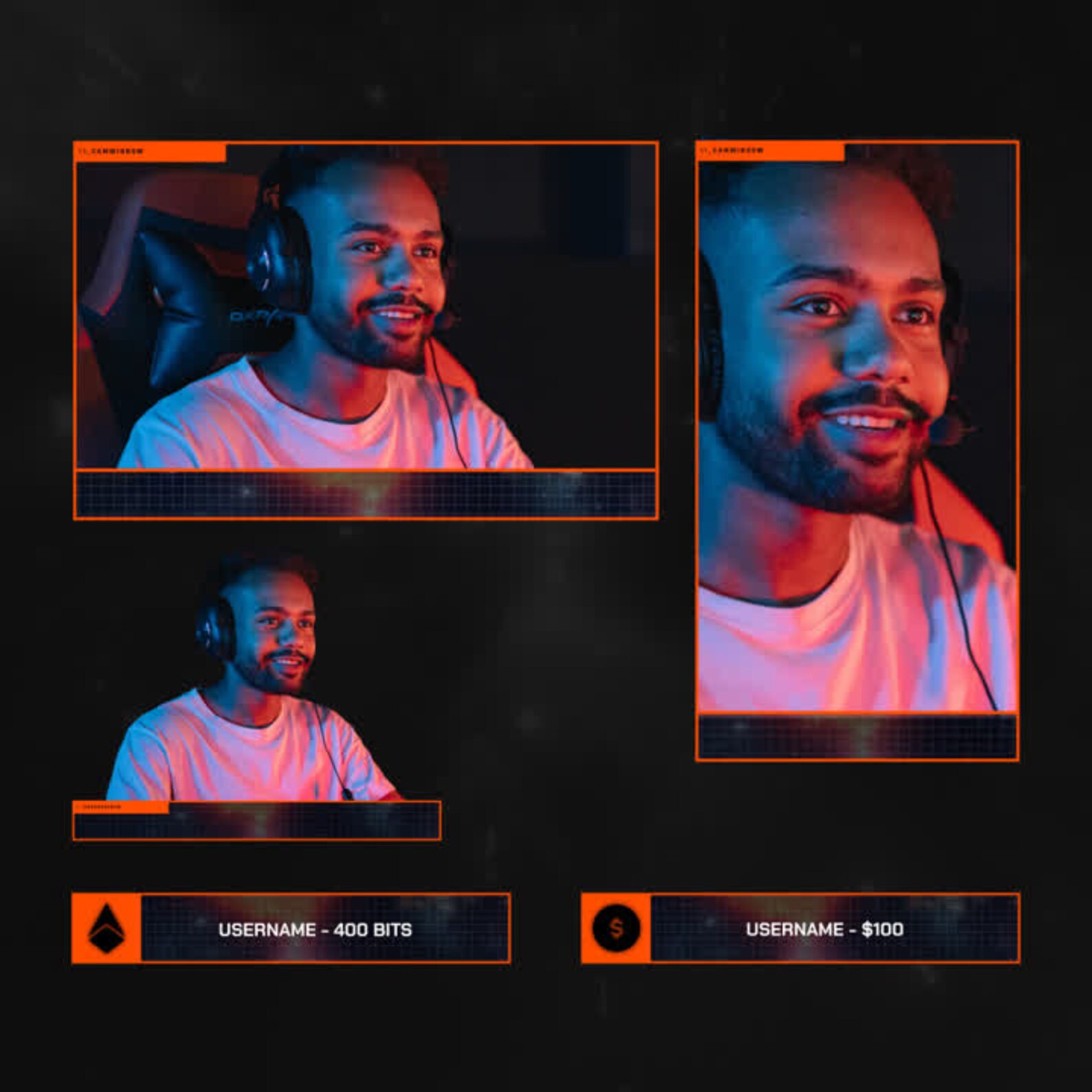 Nebula Animated Stream/twitch Overlays Pack | Space/sci-fi Streamer ...