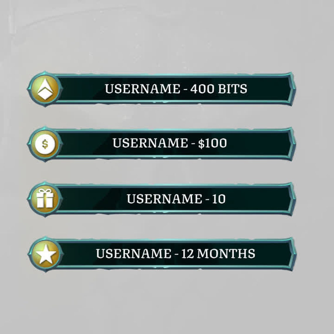 Galleon Animated Stream/twitch Overlays Pack | Pirate Stream Package ...