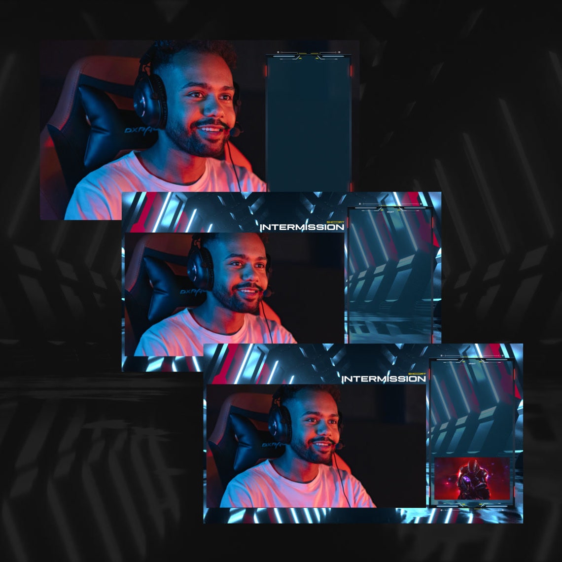 Futuristic Animated Stream/twitch Overlay Pack | Sci-fi/futuristic ...