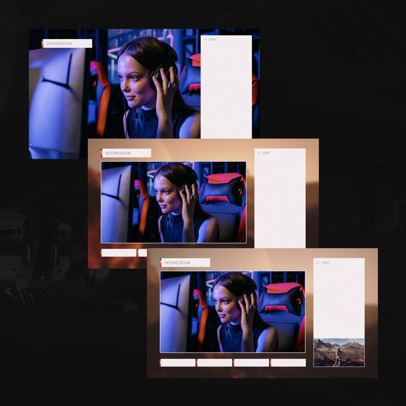 Starship Unreal Engine Animated Stream/twitch Overlay Pack | Sci-fi ...