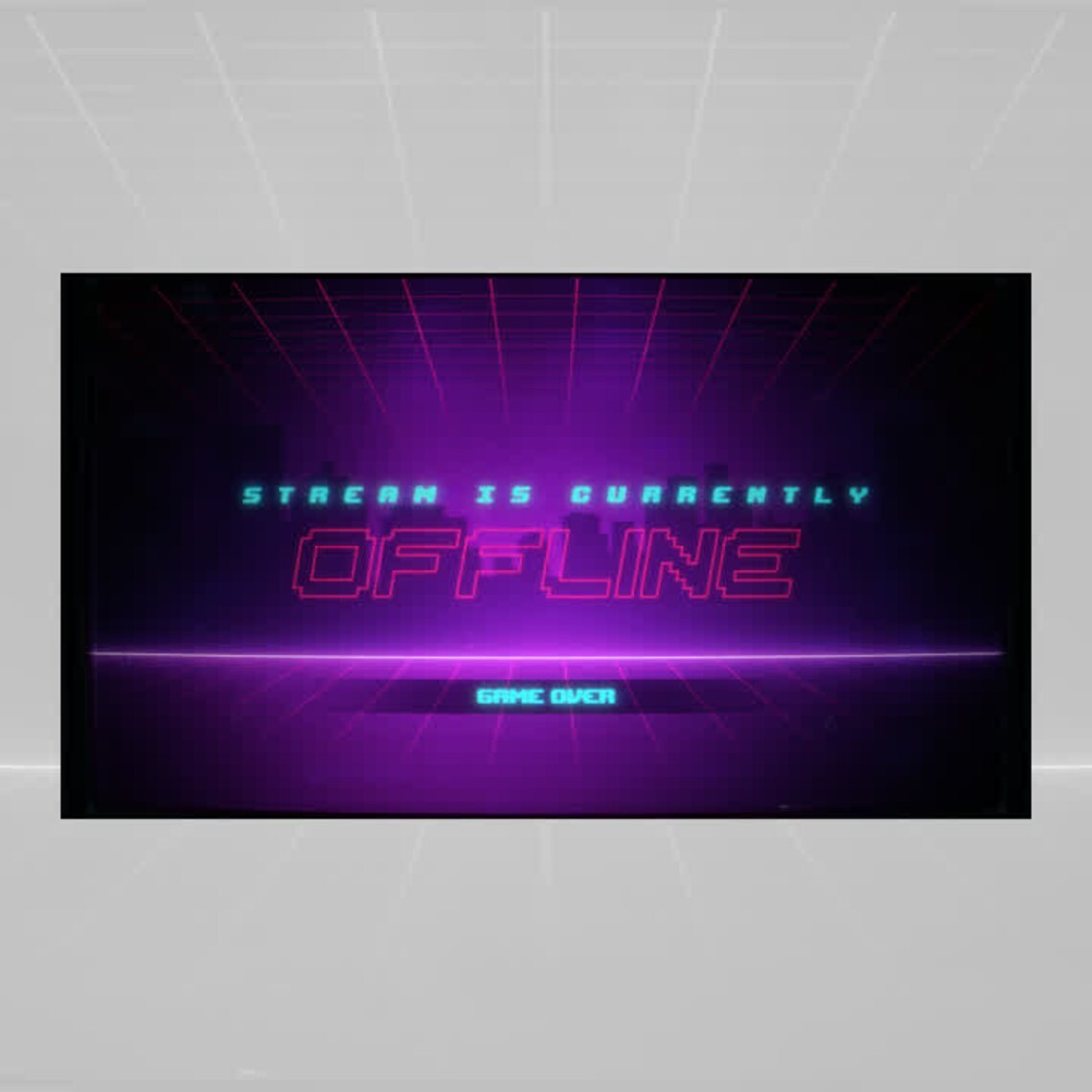 Arcade Animated Stream/twitch Overlays Pack Retro Gaming Streamer ...