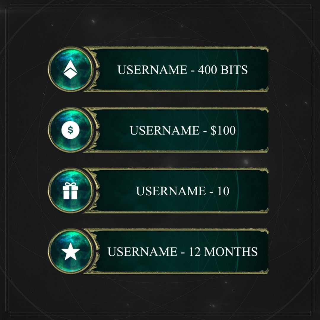 Spellbound Animated Stream/twitch Overlays Pack | Magic/fantasy Stream ...