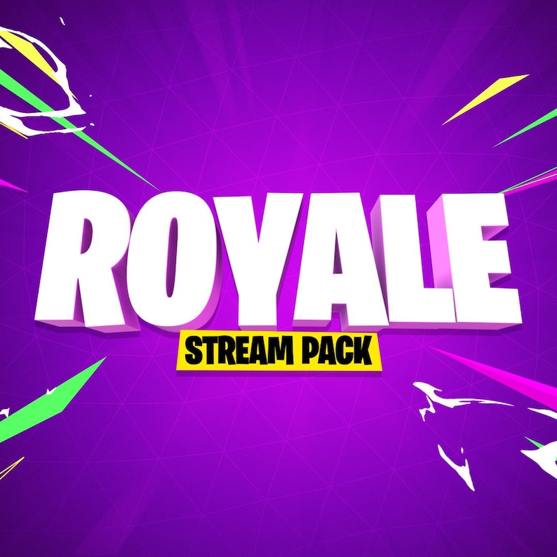 Royale Animated Stream/twitch Overlays Pack | Battle Royale Streamer ...