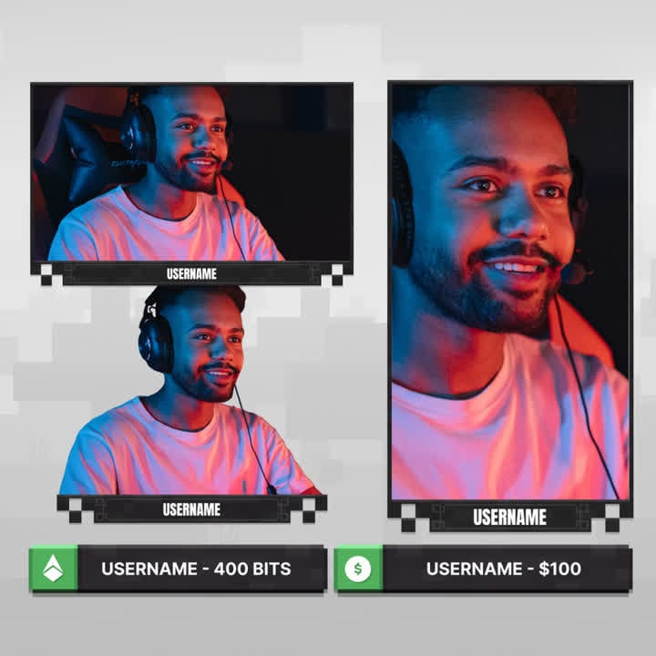 Streamcraft Animated Stream/twitch Overlays Pack Minecraft Streamer ...