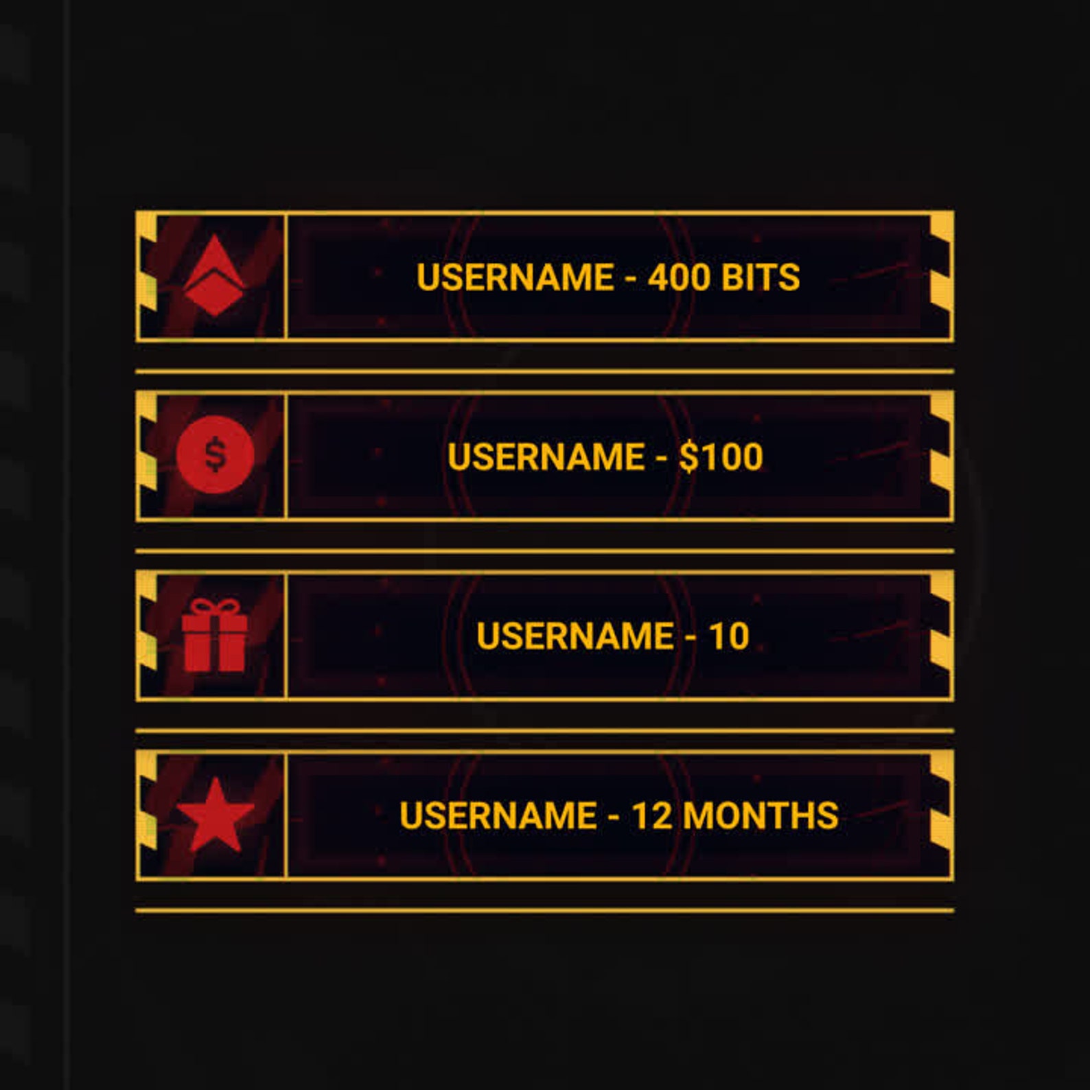 Mech Attack Animated Stream/twitch Overlay Pack | Anime/gundam Stream ...