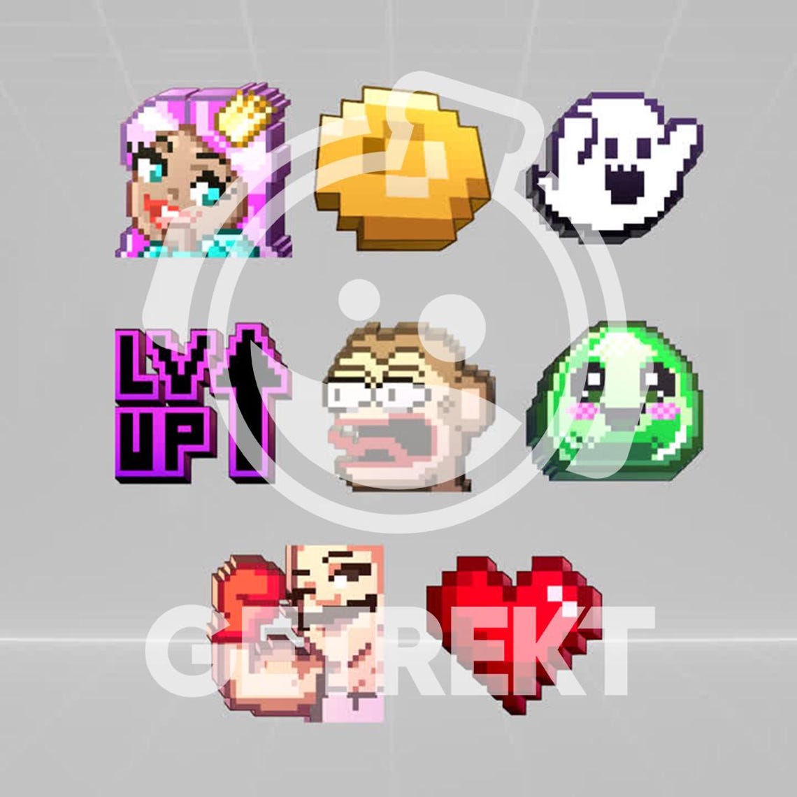 Arcade Twitch Emotes | Pixel Art/retro Gaming Emotes | Formatted for ...