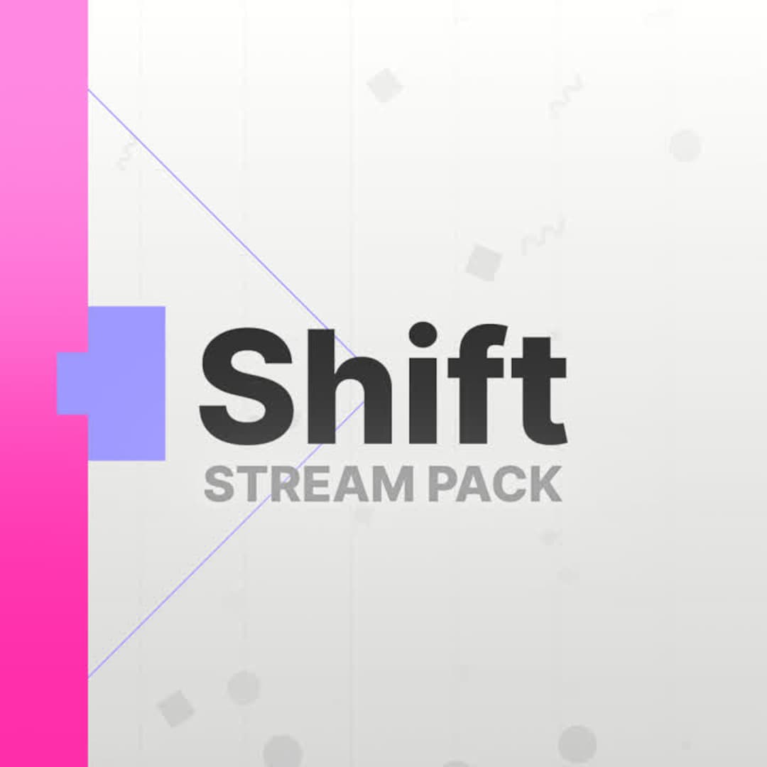Shift Animated Stream/twitch Overlays Pack | Modern/clean Streamer ...