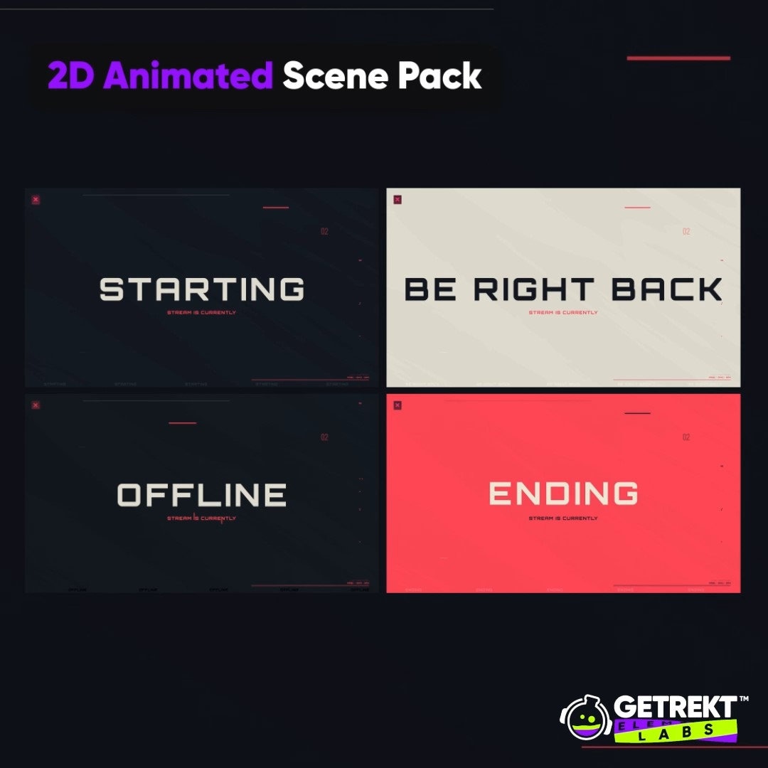 Valor Animated Stream/twitch Overlays Pack | Valorant Streamer Package ...