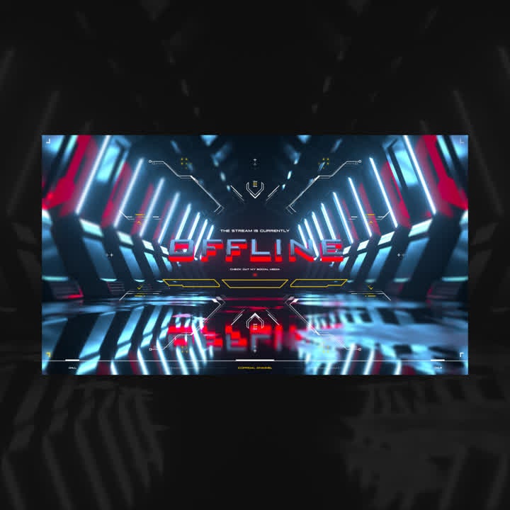 Futuristic Animated Stream/twitch Overlay Pack | Sci-fi/futuristic ...