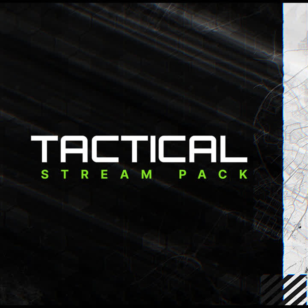 Tactical Animated Stream/twitch Overlays Pack | Fps/military Streamer ...