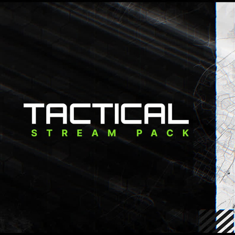 Tactical Animated Stream/twitch Overlays Pack | Fps/military Streamer ...
