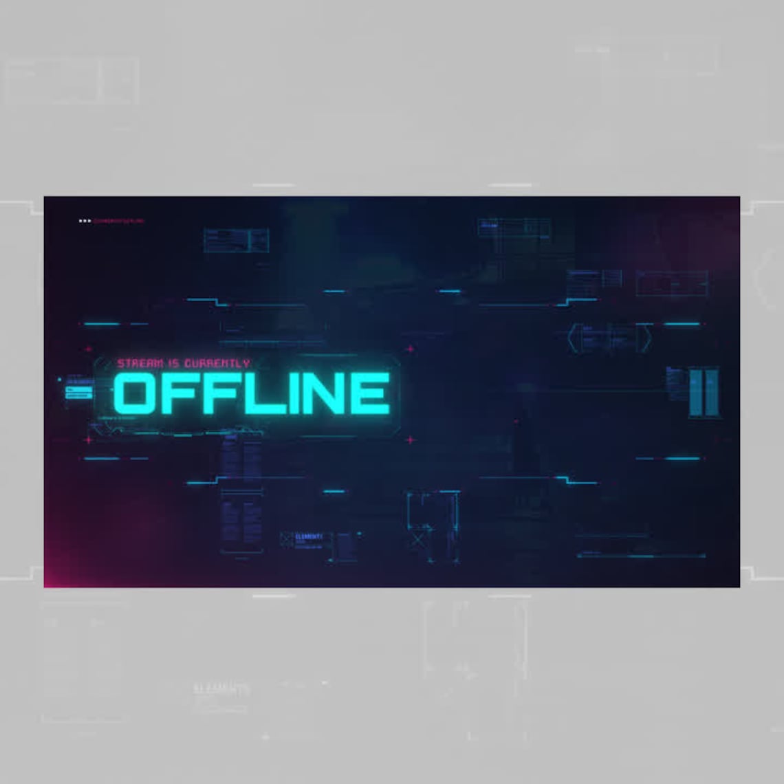 Cyberpunk Animated Stream/twitch Overlays Pack Cyberpunk Stream ...