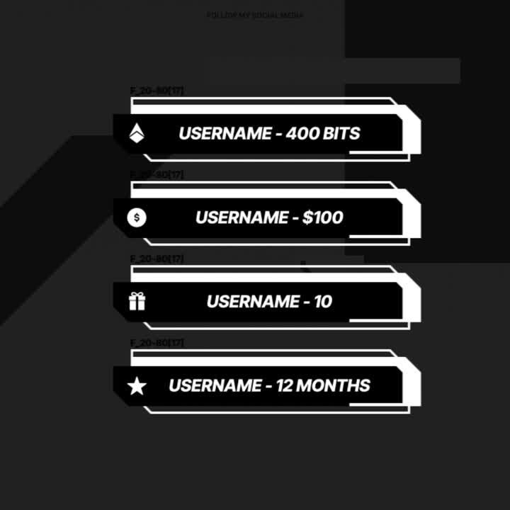 Modern Glitch Animated Stream/twitch Overlays | Modern/glitch Stream ...