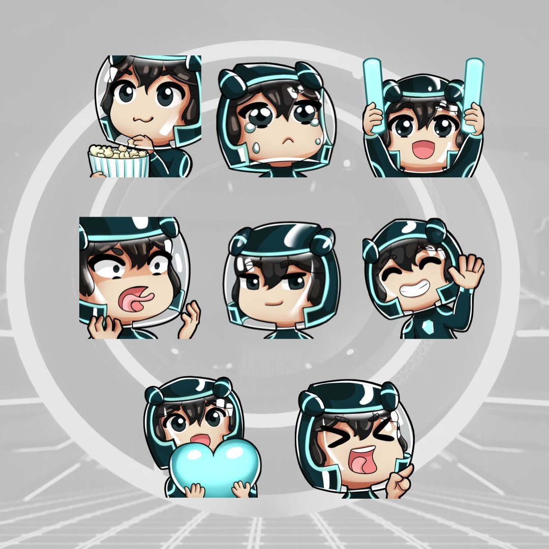 Trn Twitch Emotes Tron Inspired/futuristic/anime Emotes Formatted for ...