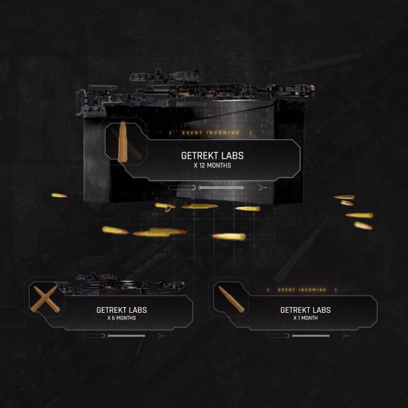 Sniper 3D Animated Stream/twitch Overlays Pack | Fps/military Streamer ...