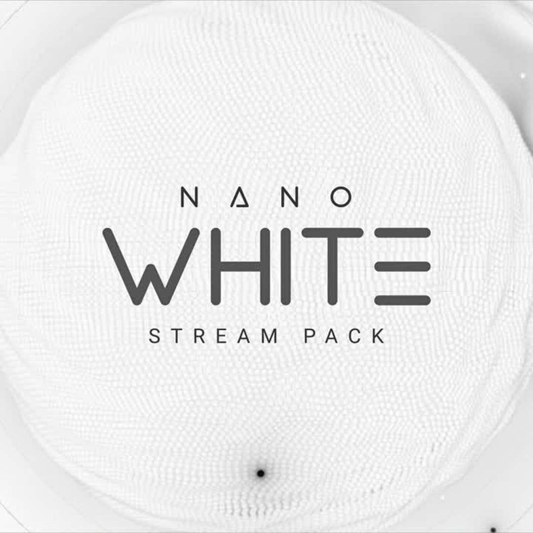 Nano White Animated Stream/twitch Overlay Pack | White/futuristic ...