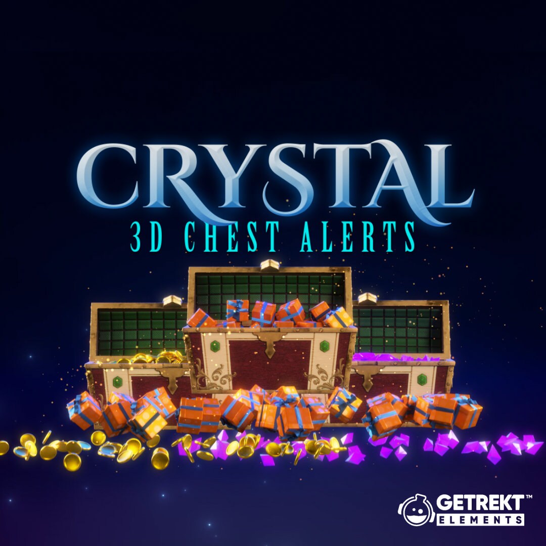 Crystal Ultimate Stream/twitch Overlays Bundle | Fantasy Streamer ...