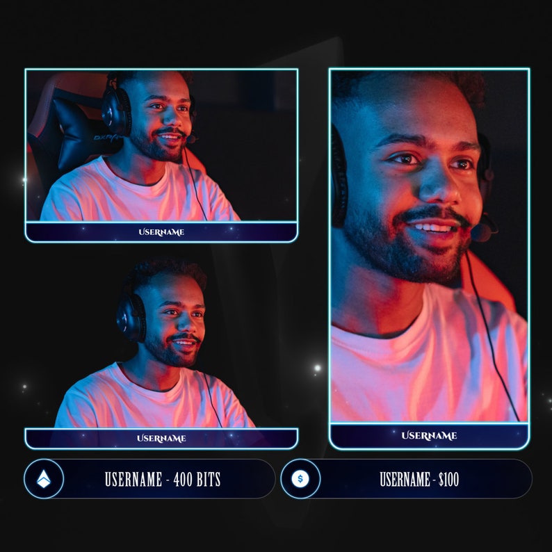Crystal Ultimate Stream/twitch Overlays Bundle | Fantasy Streamer ...