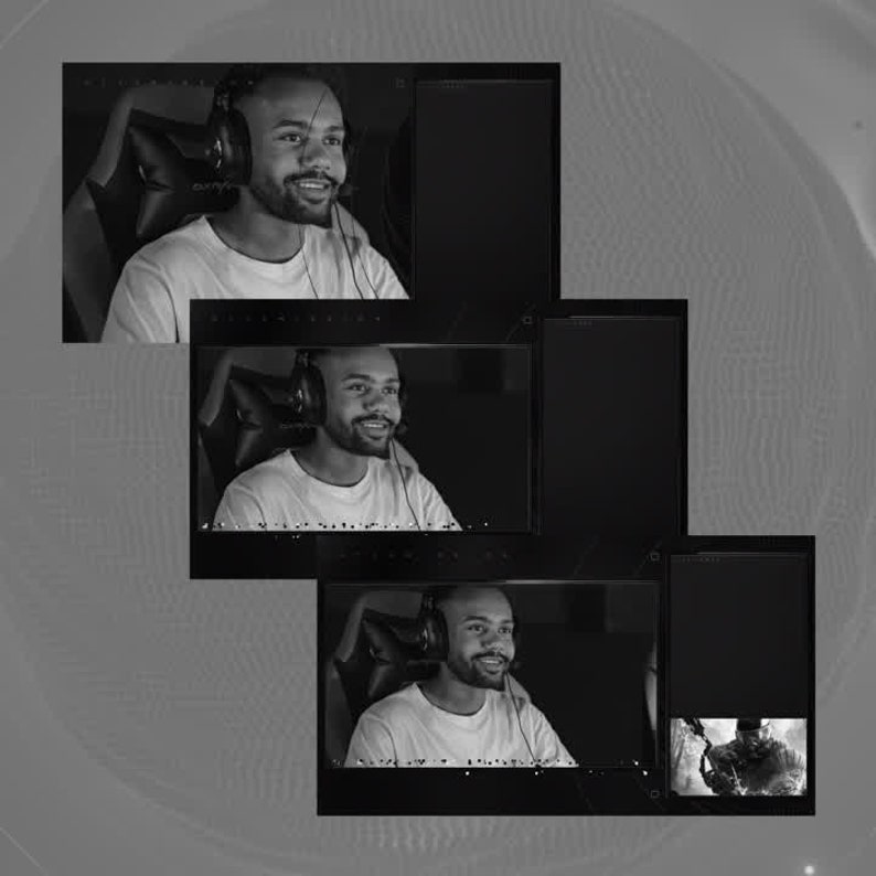 Nano Black Animated Stream/twitch Overlay Pack | Black Stream Package ...