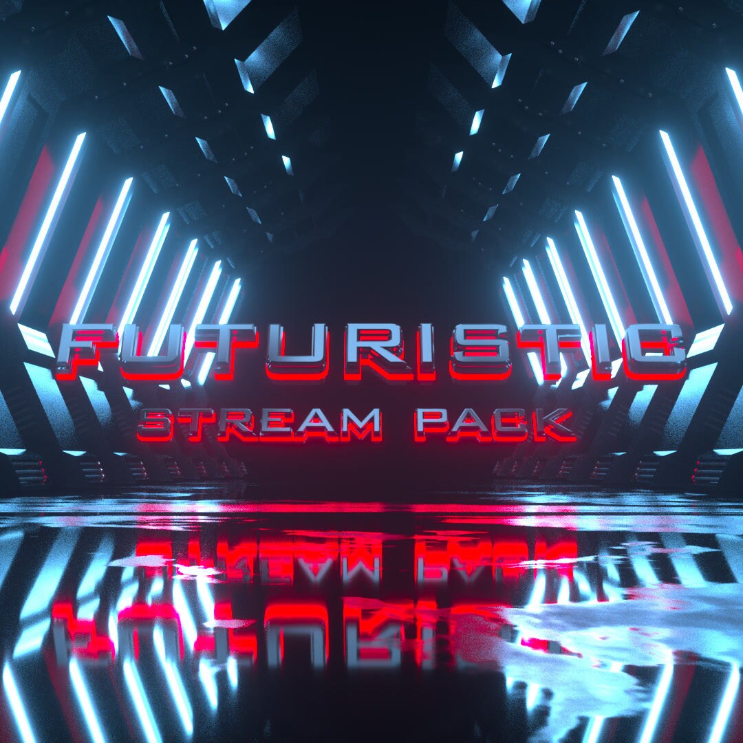 Futuristic Animated Stream/twitch Overlay Pack | Sci-fi/futuristic ...