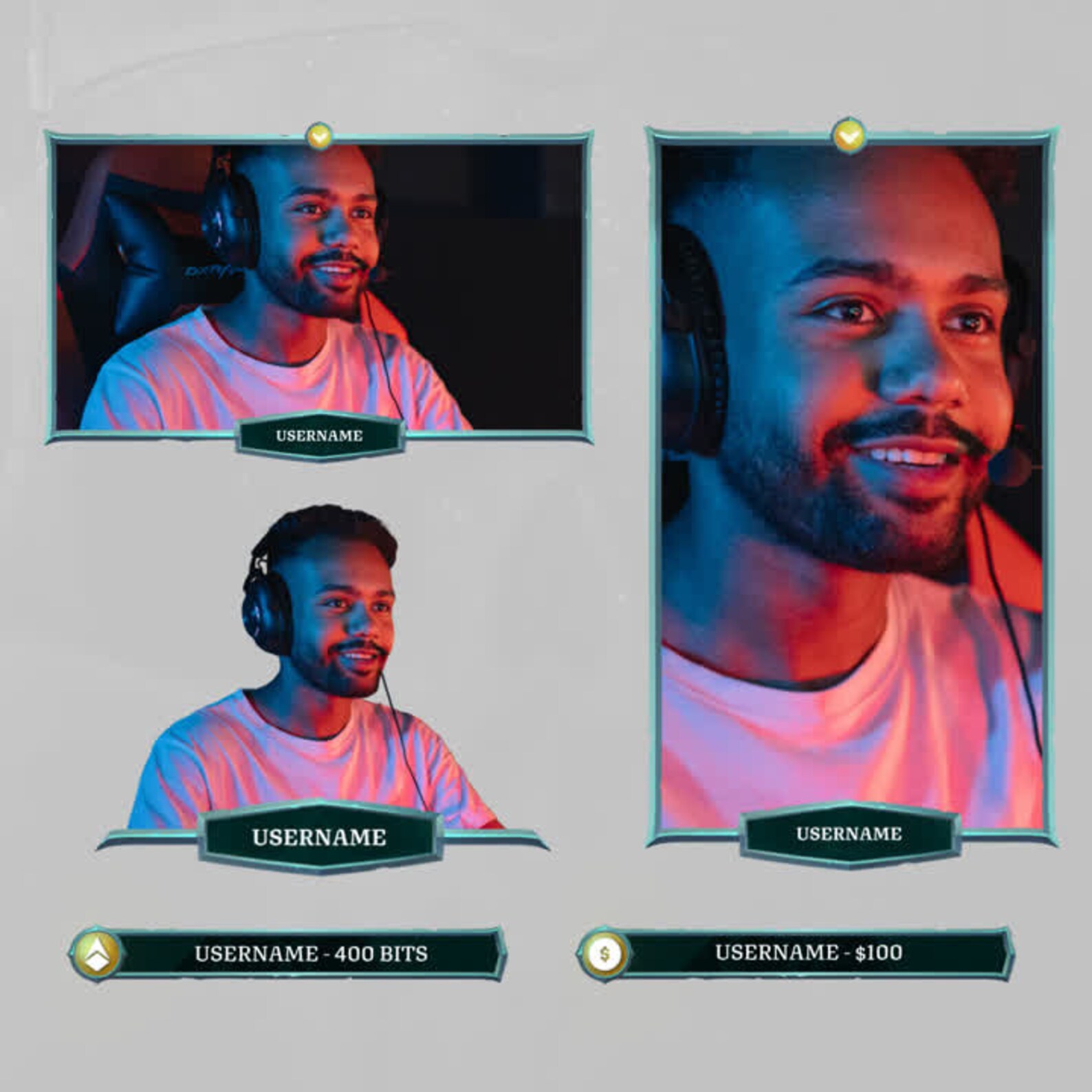 Galleon Animated Stream/twitch Overlays Pack | Pirate Stream Package ...