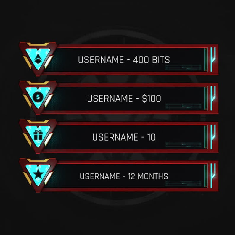 Reactor Animated Stream/twitch Overlays Pack | Robot/armor Streamer ...