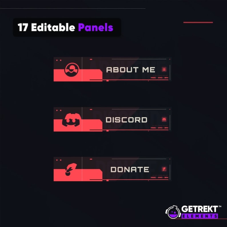 Valor Animated Stream/twitch Overlays Pack | Valorant Streamer Package ...