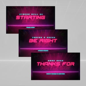 Arcade Animated Stream/twitch Overlays Pack | Retro Gaming Streamer ...