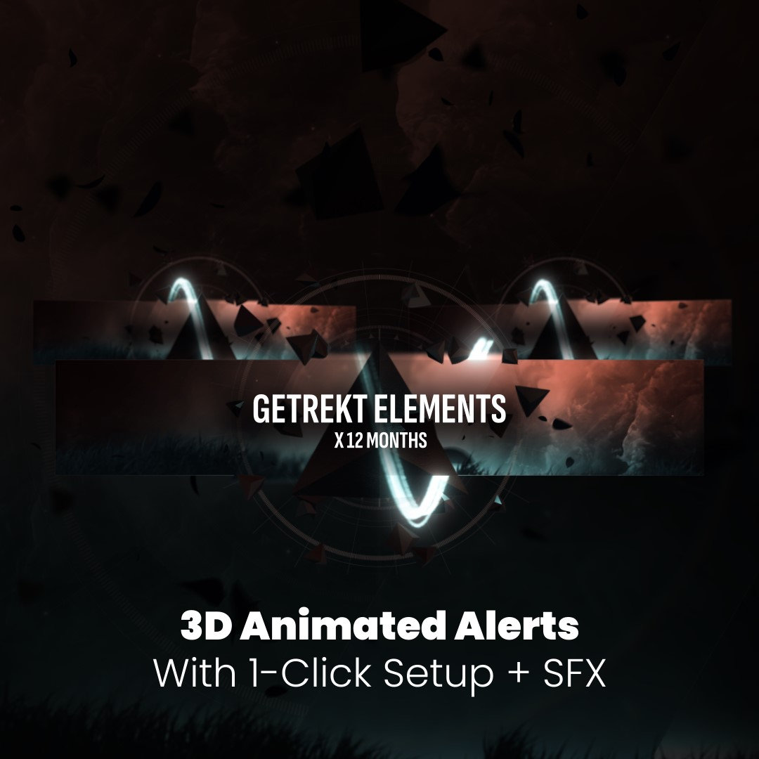 Shape Animated Stream/twitch Overlays Pack | Sci-fi Stream Package ...