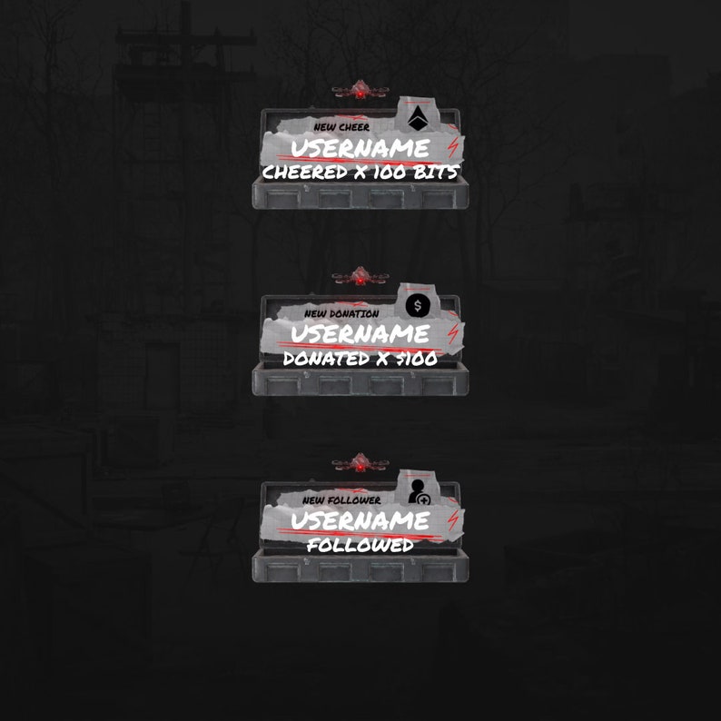 Extraction Unreal Engine Animated Stream/twitch Overlay Pack ...