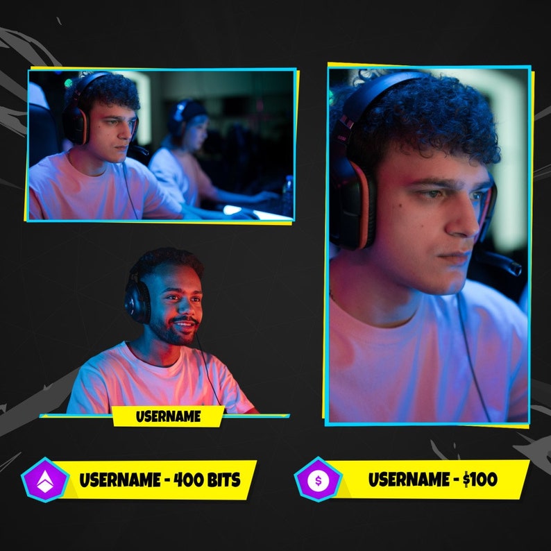 Royale Animated Stream/twitch Overlays Pack | Battle Royale Streamer ...