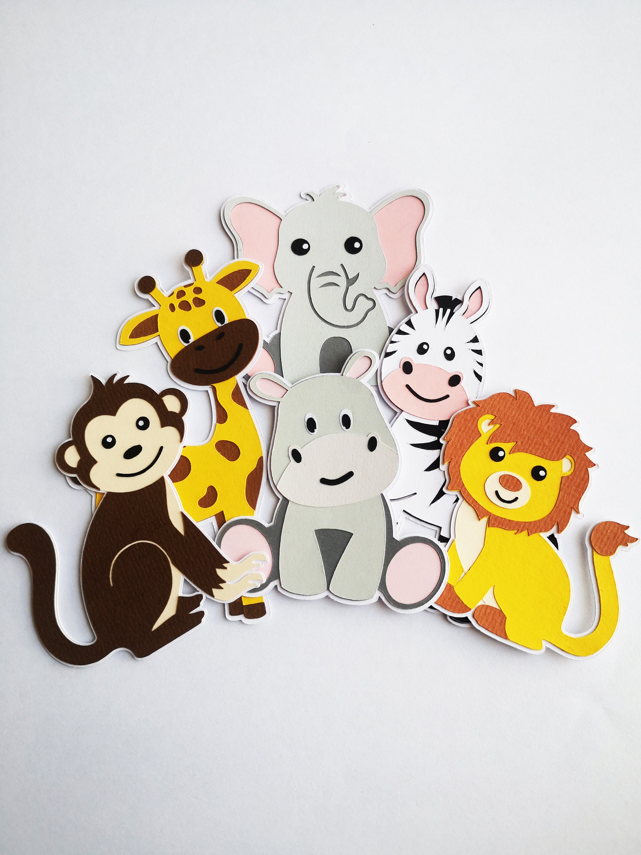 Wild Animals Set. Digital File. SVG, PNG, EPS Files. Cricut and ...