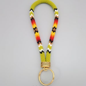 PDF Pattern Native American Inspired, Indian Style Wristlet Keychain ...