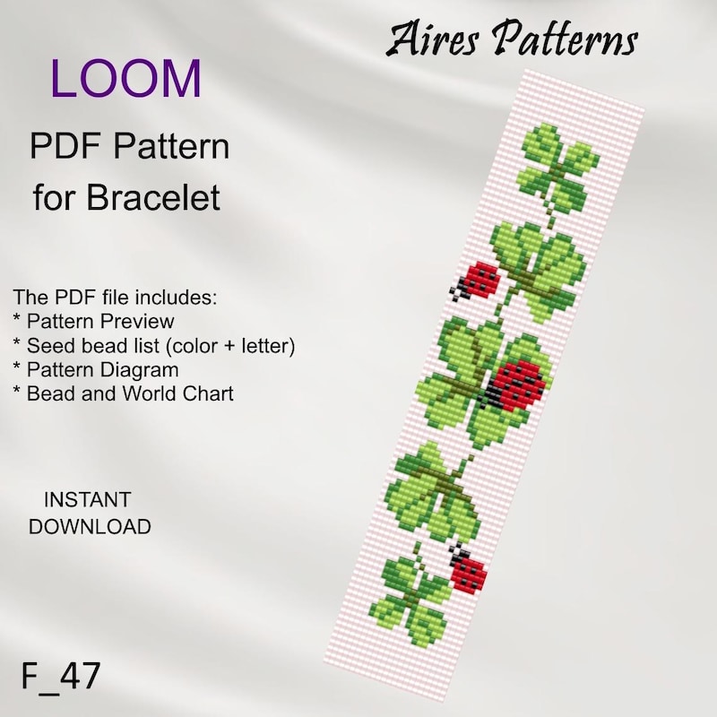 Ladybug Bead Pattern - Etsy