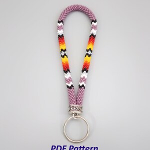 PDF Pattern Native American Inspired, Indian Style Wristlet Keychain ...