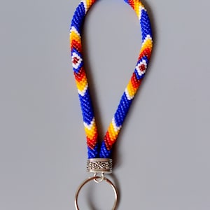 PDF Pattern Native American Inspired, Indian Style Wristlet Keychain ...