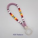 PDF Pattern Native American Inspired, Indian Style Wristlet Keychain ...